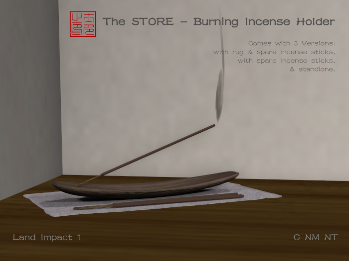 Second Life Marketplace - Burning Incense Holder